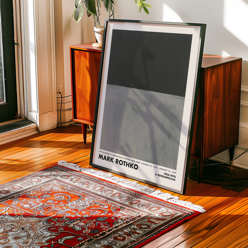 Mark Rothko Black on Grey – Poster Kings