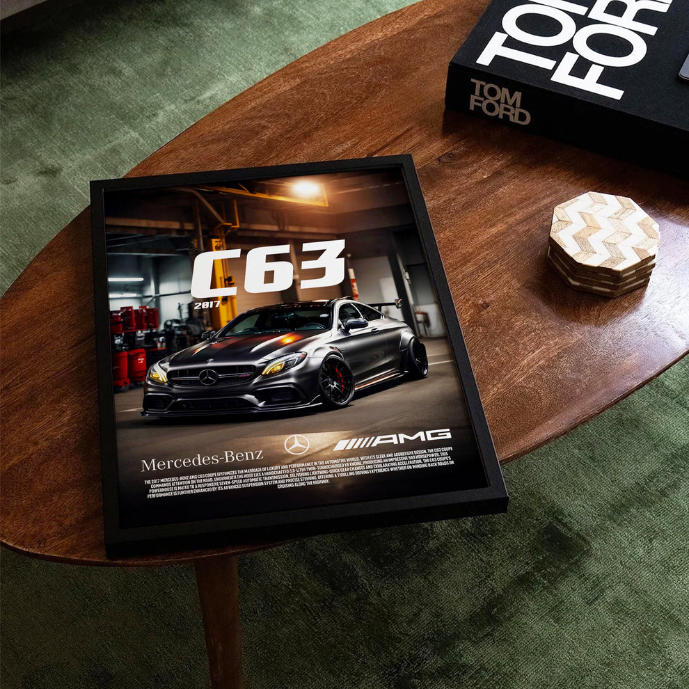 Mercedes C63 AMG Black Series – Poster Kings