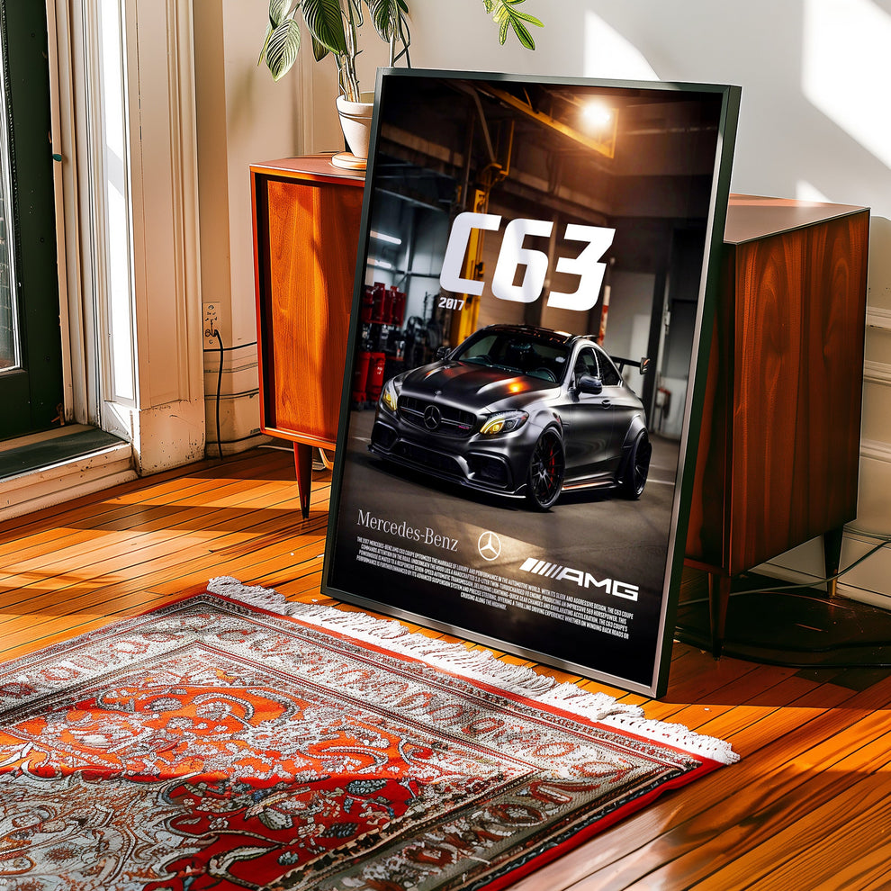 Mercedes C63 AMG Black Series – Poster Kings