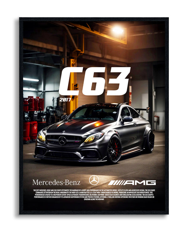 Mercedes C63 AMG Black Series – Poster Kings