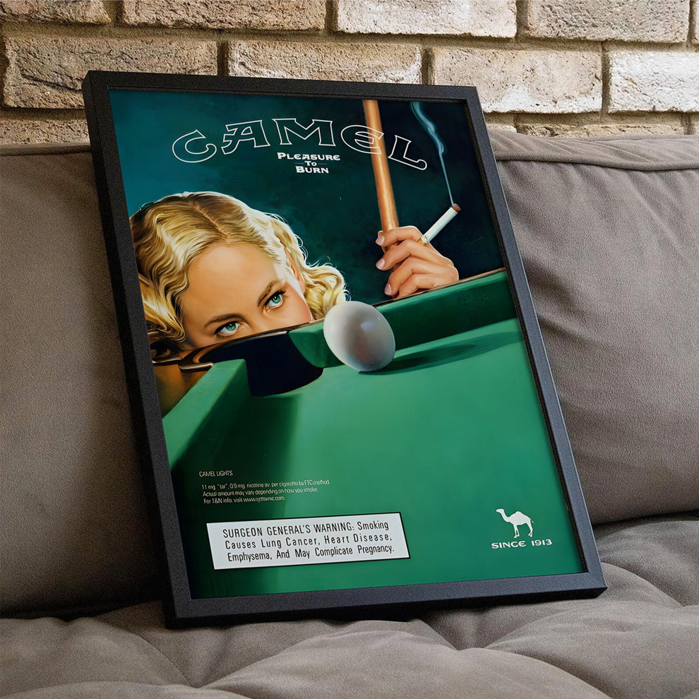 Camel Vintage Pool – Poster Kings