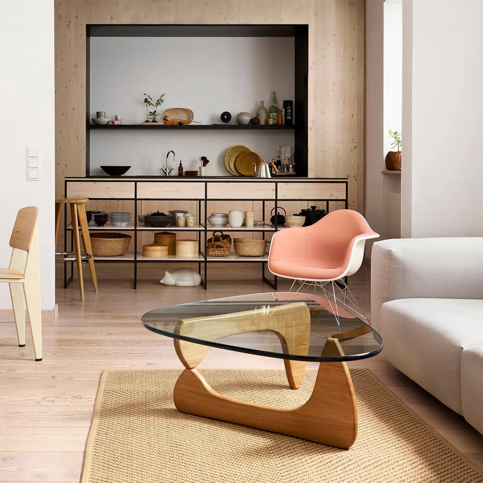 Noguchi Vintage Style Coffee Table Poster Kings